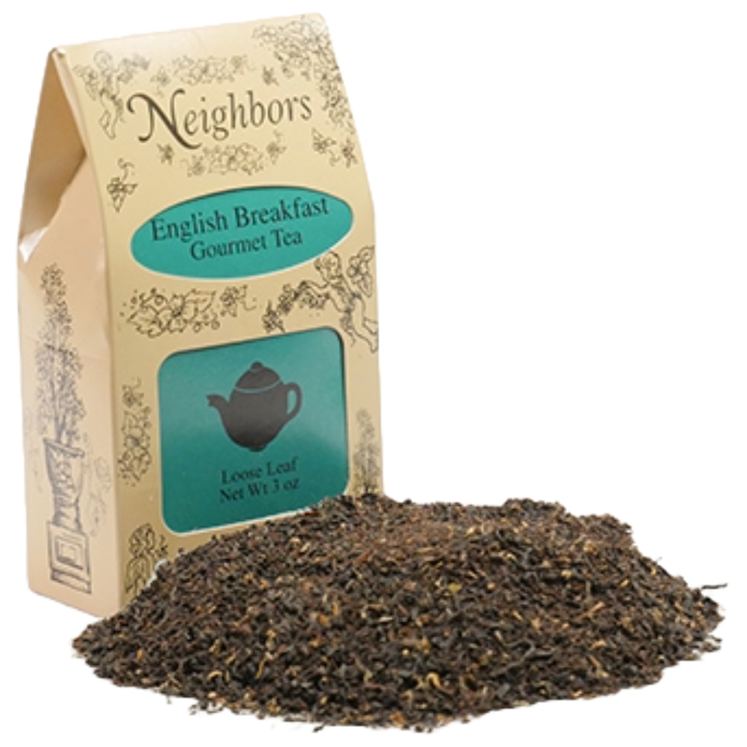 Neighbors Coffee: English Breakfast 3oz. Loose Leaf Tea