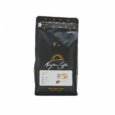 Neighbors Coffee: Single Pot Caramel Kiss Coffee