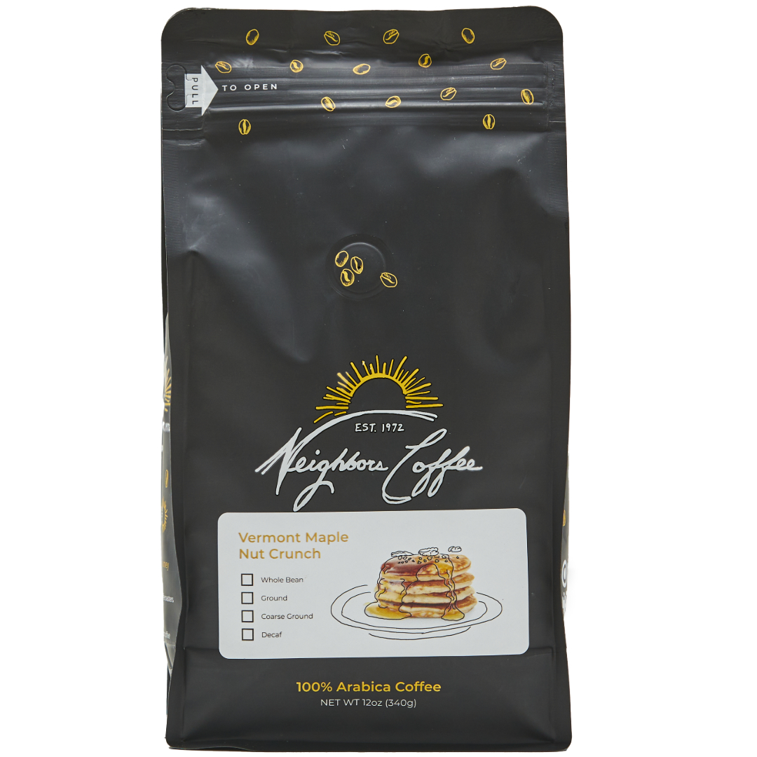 Neighbors Coffee: Vermont Maple Nut Crunch Coffee